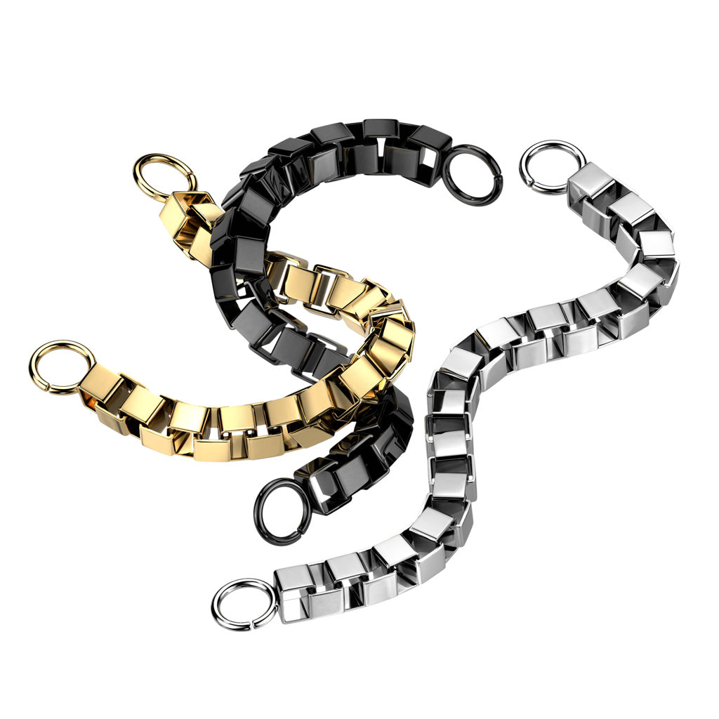 Box Chain Connector Add On – Beauty Mark Body Jewelry