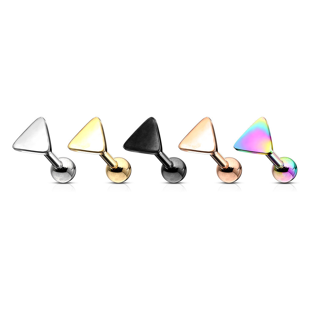 Flat Triangle Cartilage Ring – Beauty Mark Body Jewelry